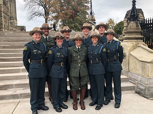 Park Wardens attending the 2018 Canadian Police and Peace Officers ...